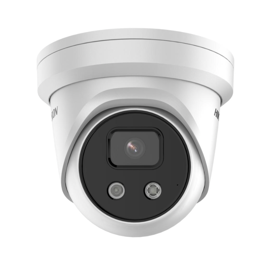 Hikvision 4MP AcuSense Turret Camera – 2.8mm IR with Audio & WDR ...